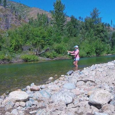 Undeveloped Fish Creek State Park near Alberton