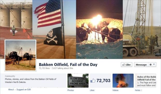 Bakken thrills and spills are a Facebook hit