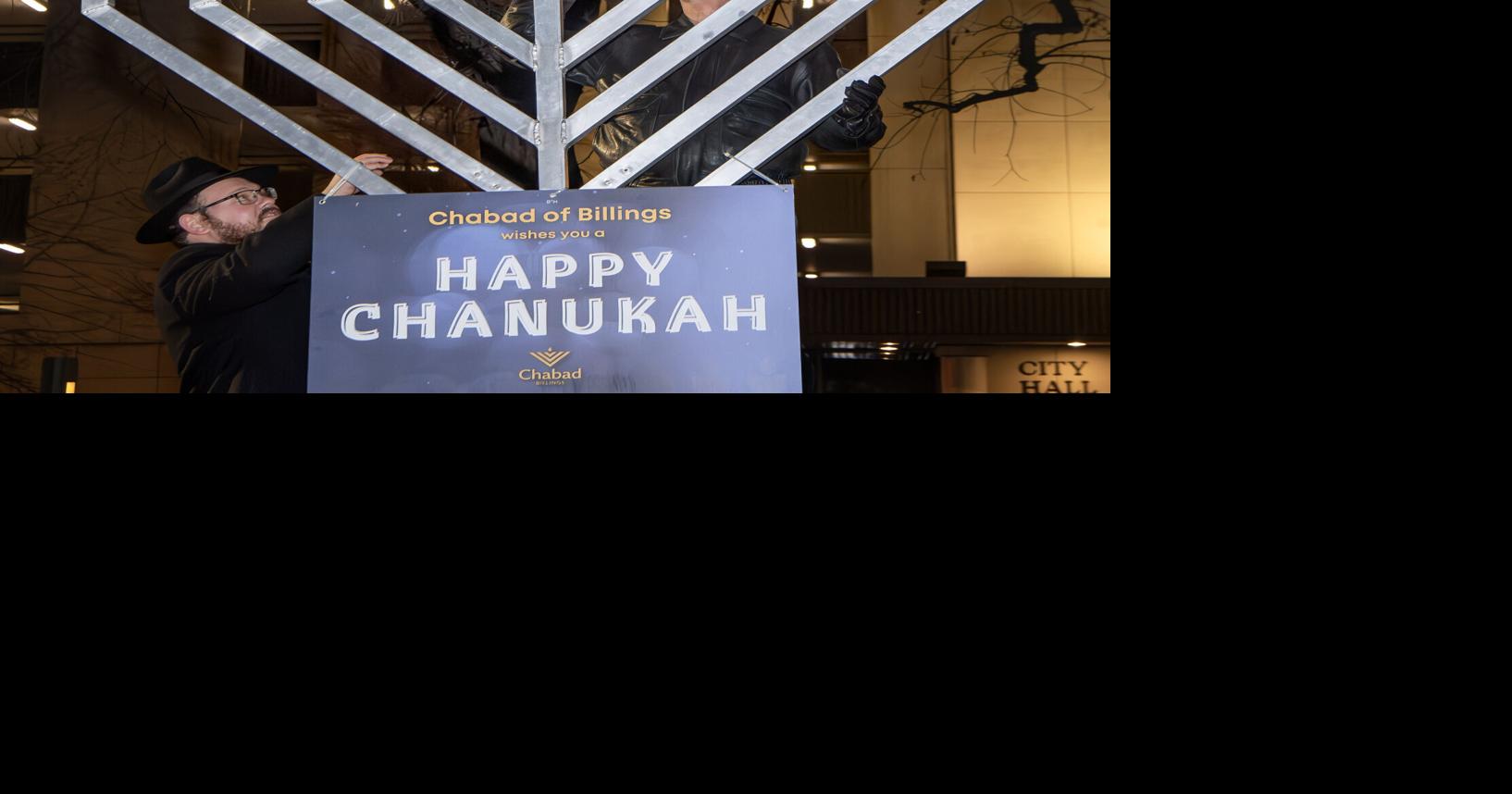 Photos: Chabad of Billings hosts menorah lighting in downtown Billings
