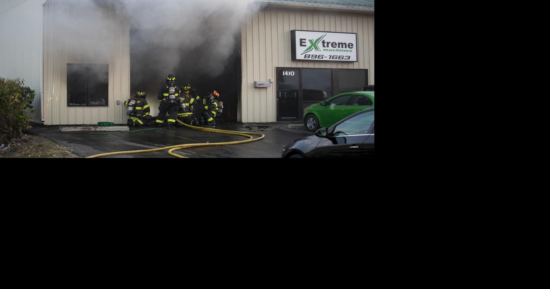 Midtown auto shop fire sends one to hospital