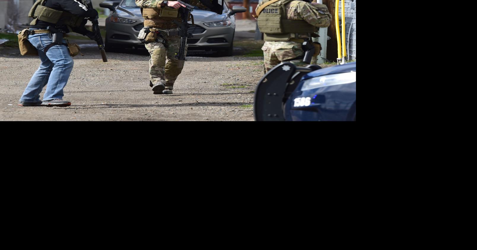 SWAT team surrounds Lazy KT motel in Billings