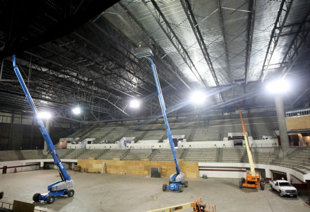 MetraPark construction still aims for April finish