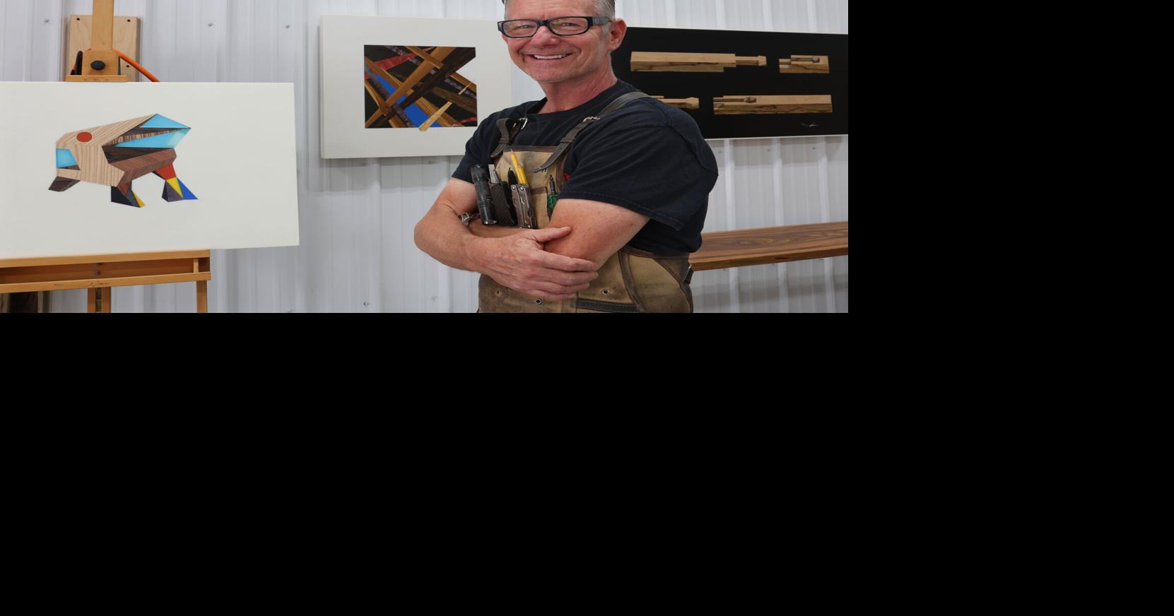 Jesse Vint woodworker makes art out of wood in Billings