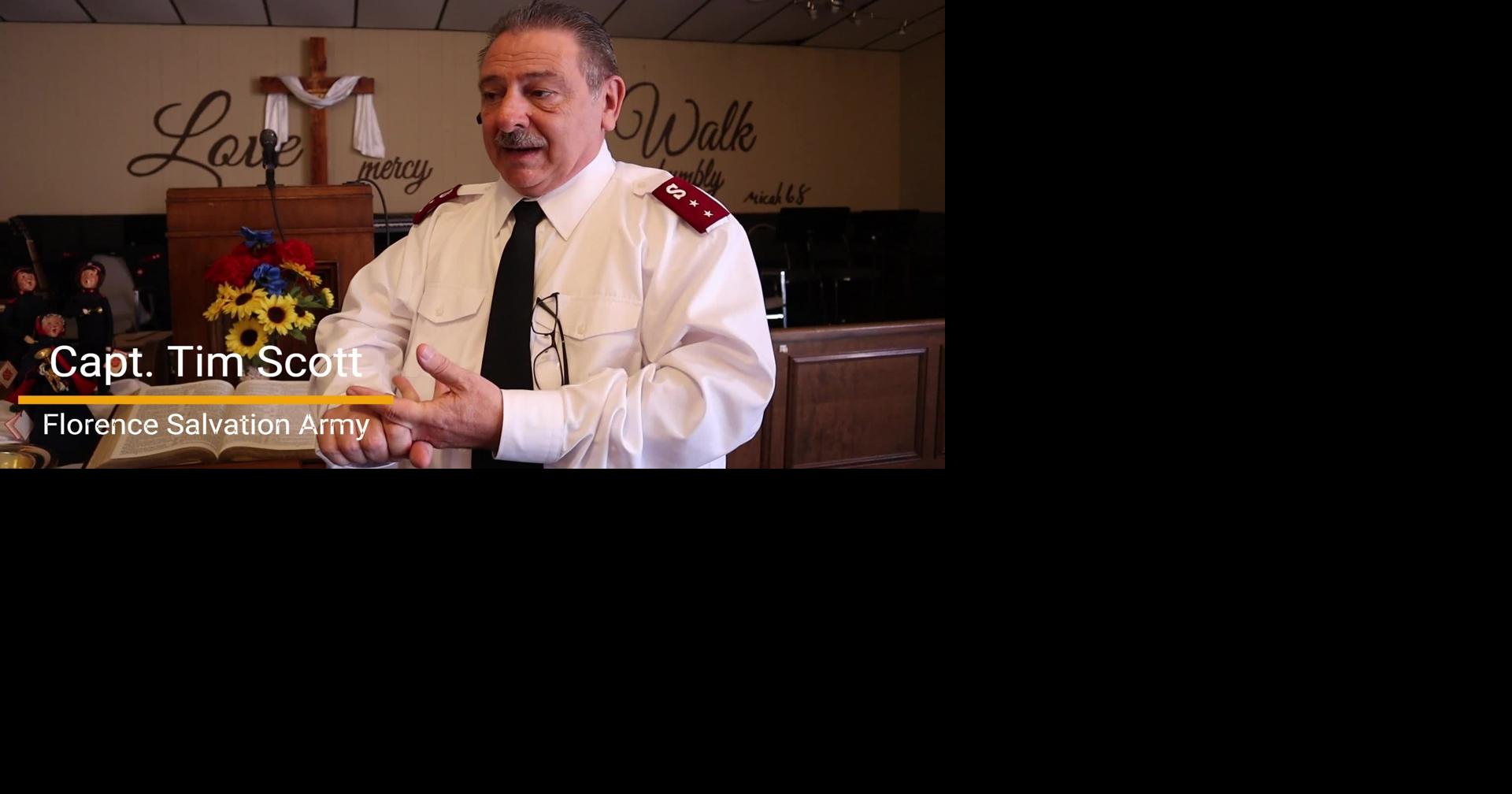 Capt. Tim Scott talks about what the Salvation Army offers in Florence