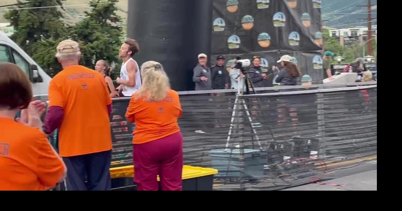Hannah Branch from Orem, Utah wins the Missoula Marathon women's half ...