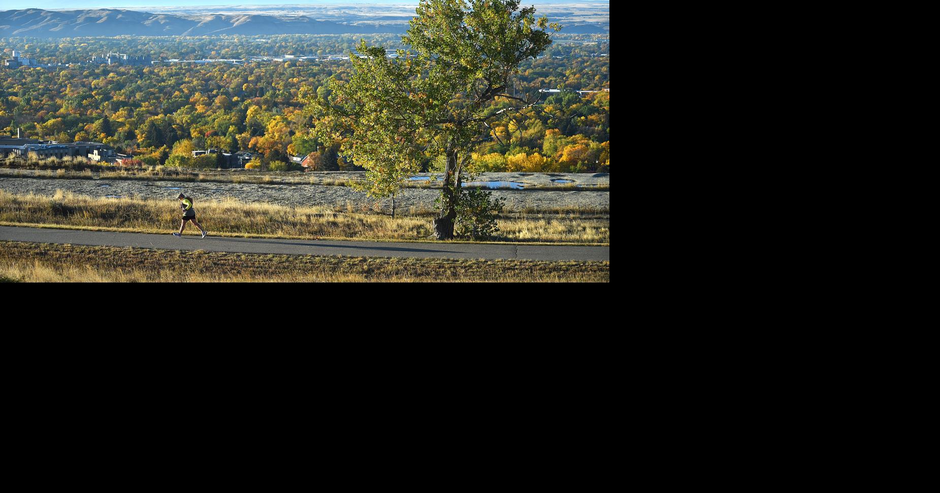 Photo: Running on the Swords Park trail Sunday moring