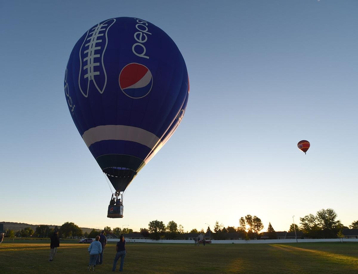 Pepsi balloons fly on Friday