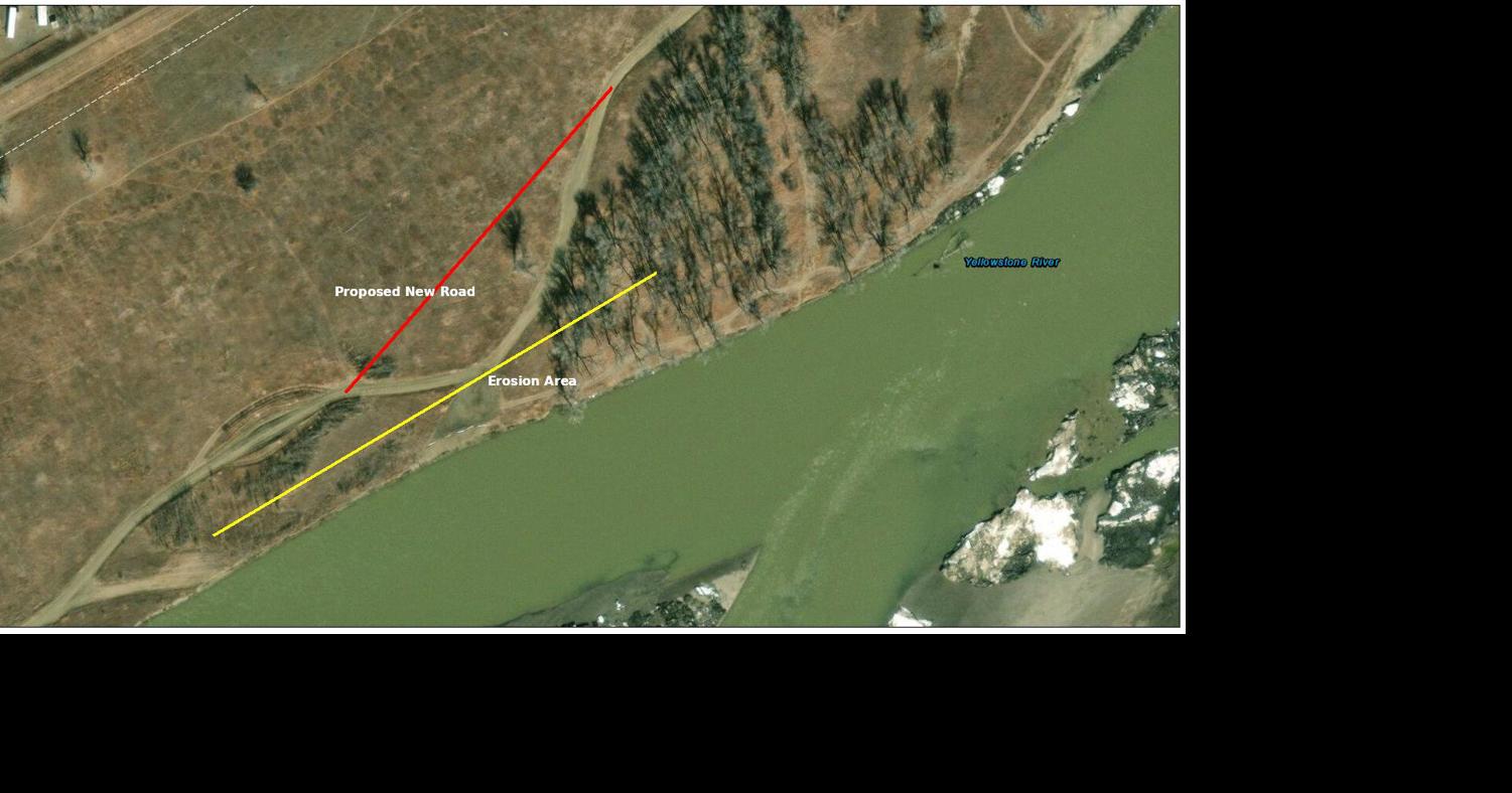 Road to Black Bridge FAS on Yellowstone River repaired