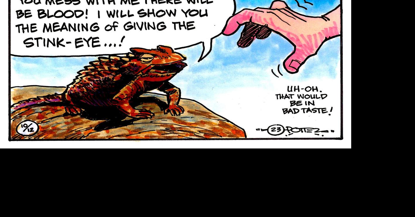 this Montana lizard can shoot blood out of its eyes