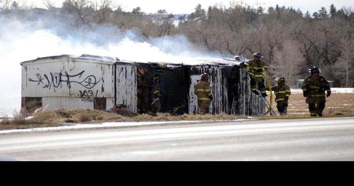 Fire crews respond to burning boxcar near Riverfront Park