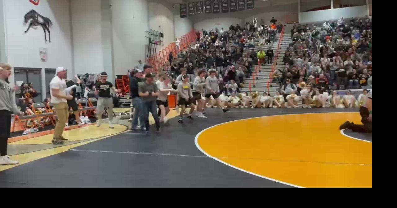 2024 Billings West at Billings Senior wrestling; Broncs Senior Night