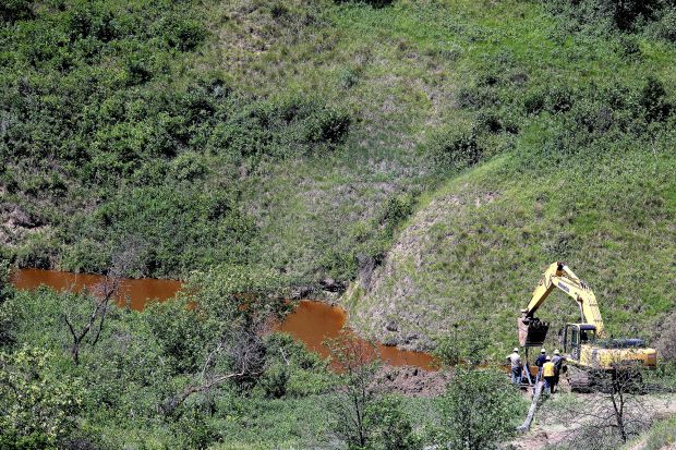 Official: Saltwater spill cleanup could take years