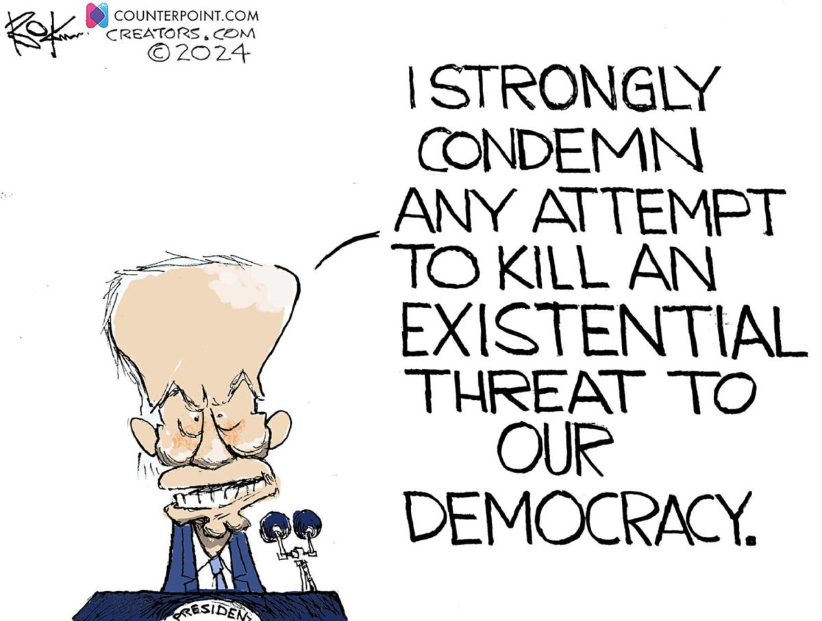 12 political cartoons target another assassination attempt on Donald Trump