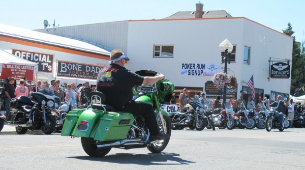 Motorcyclists arrive for weekend rally in Red Lodge