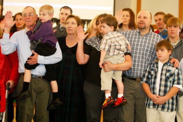 Adoptions formalized, celebrated at ceremony