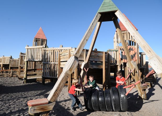 Defunct Lions Lair playground in Lockwood gets help from ExxonMobil