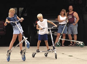 Mastering tricks of the Trikke