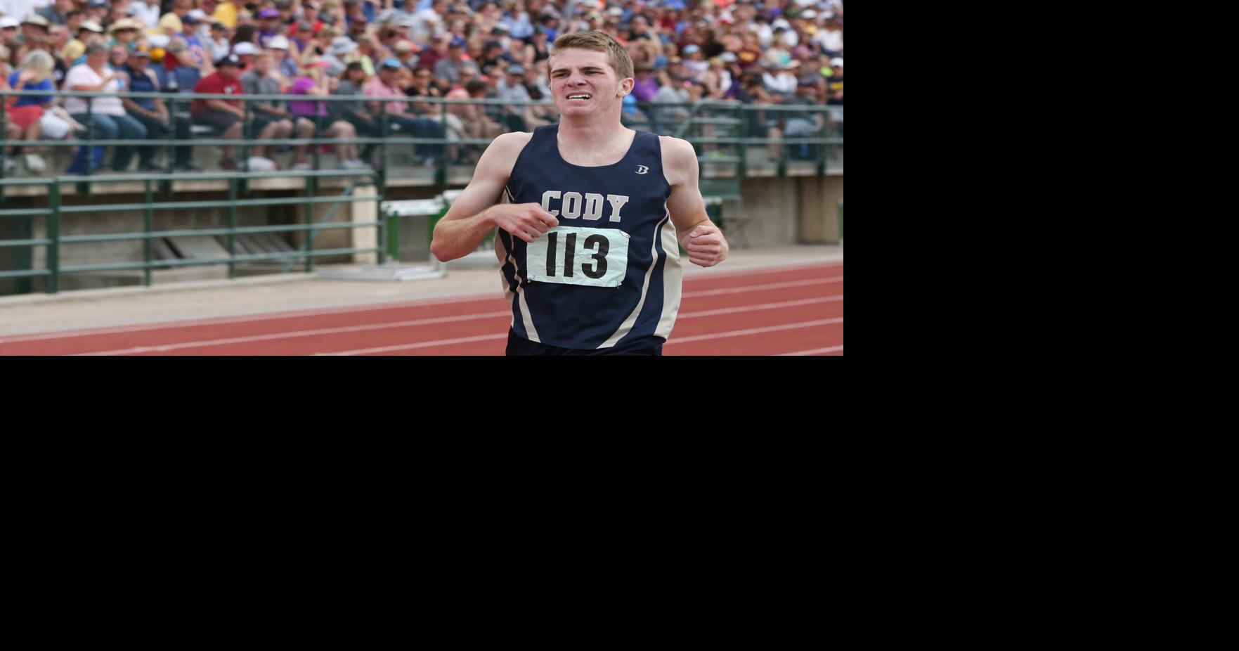 Cody standout Brody Smith gives his all in final meet