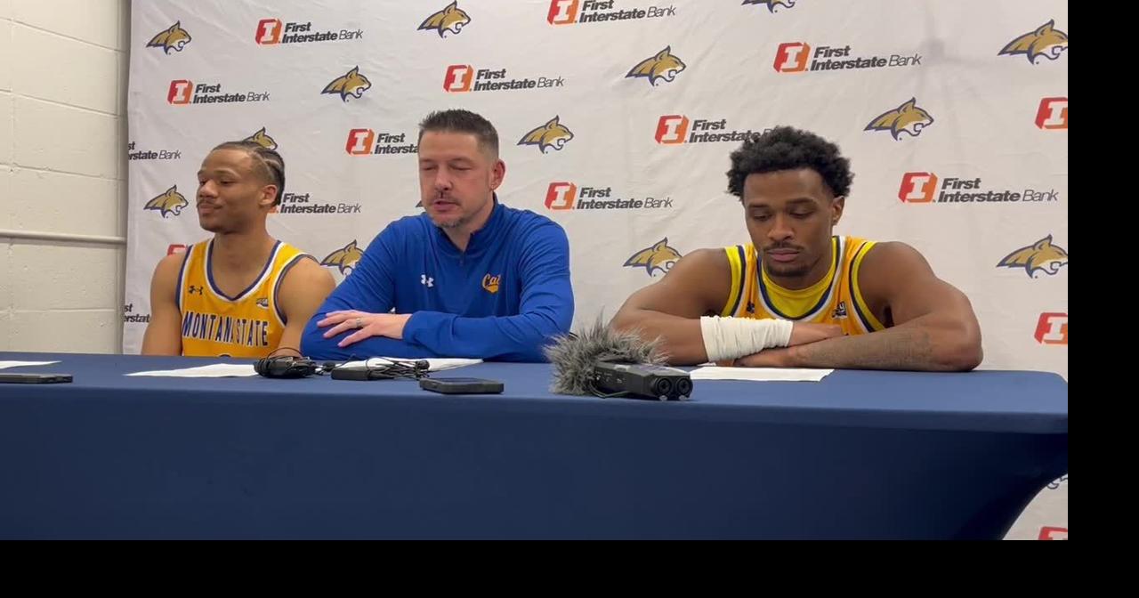 Montana State's Davian Brown, Matt Logie, Jeremiah Davis after win over ...