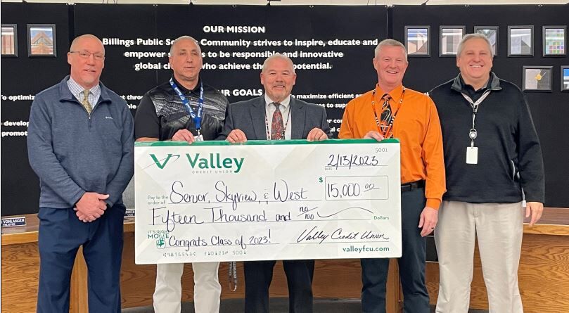 Valley Credit Union supports local high schools with $15,000 donation ...