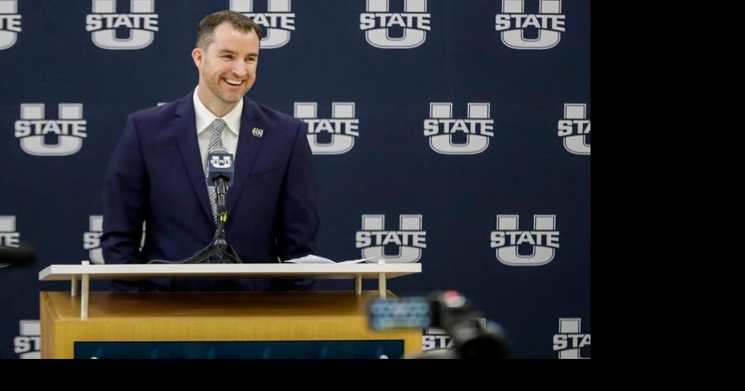 Former Montana State coach Danny Sprinkle introduced Monday at Utah State