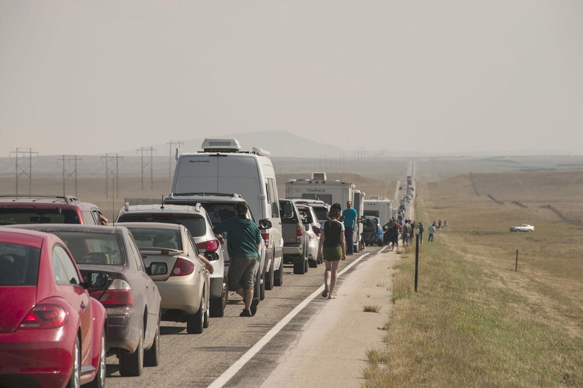 Eclipse: Construction causes huge I-15 traffic jam; Montana official ...