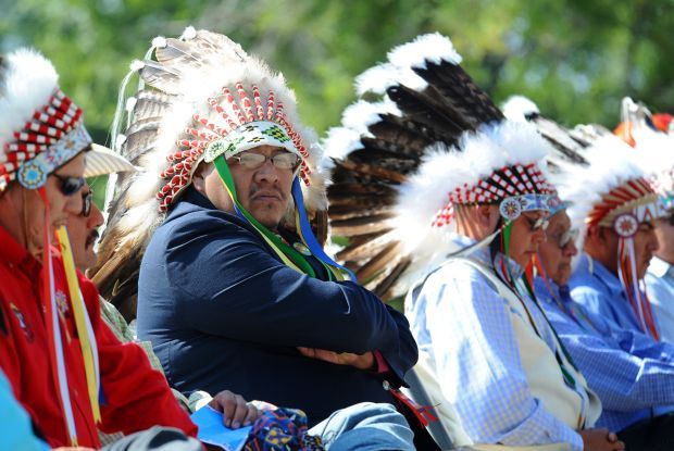 Crow leaders mark 1851 Fort Laramie Treaty