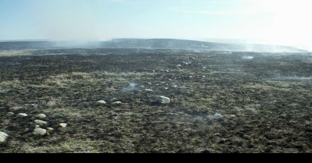 Prescribed fire exposes more rock features at archaeological site