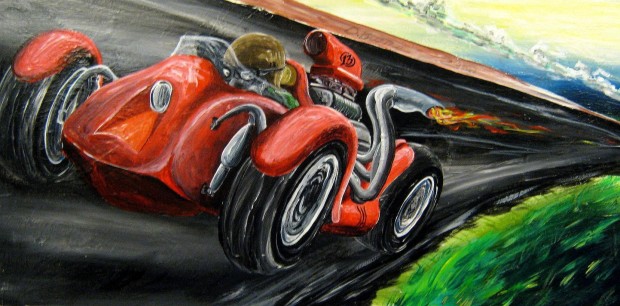 Hot rod artist Dan Burns shows at Sandstone Gallery