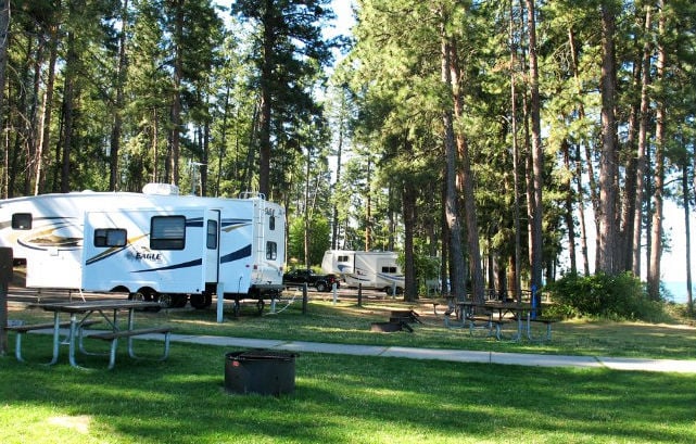Finley Point State Park close to Polson, Flathead Lake