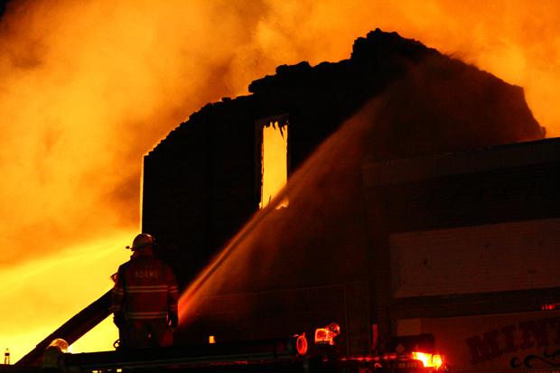Downtown fire destroys 5 Malta businesses