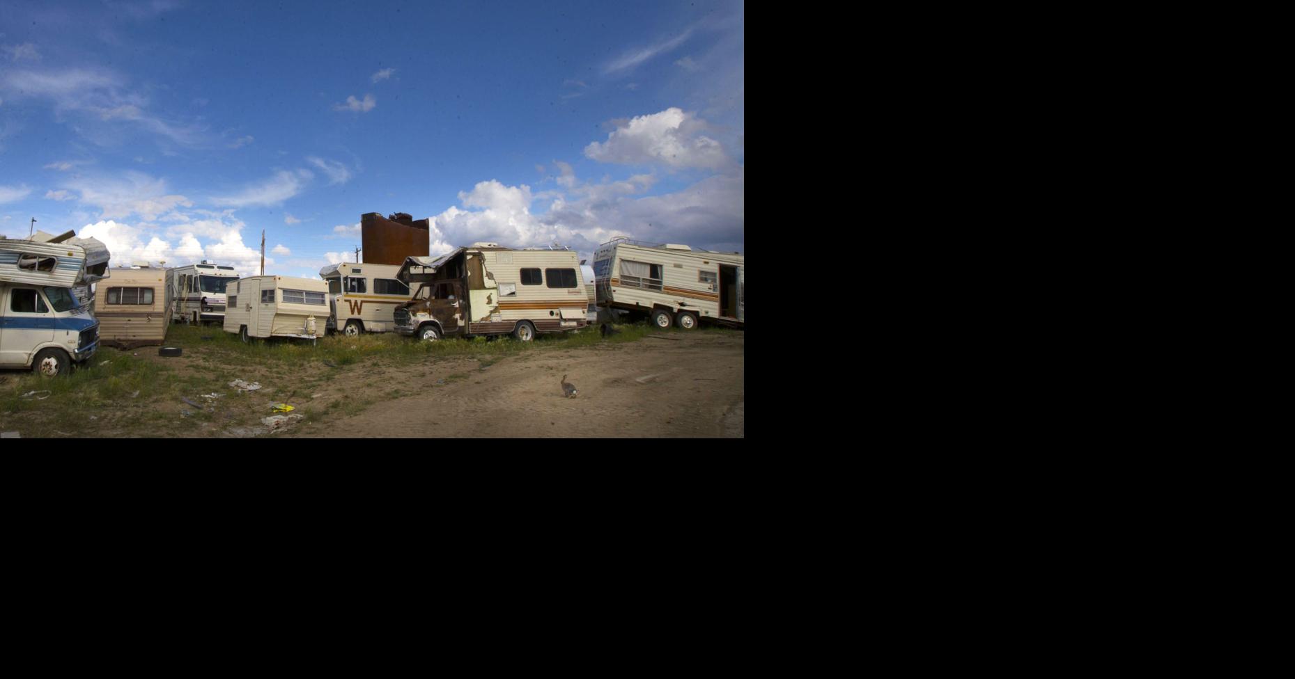 Discarded RVs a nuisance for Bakken salvage yard