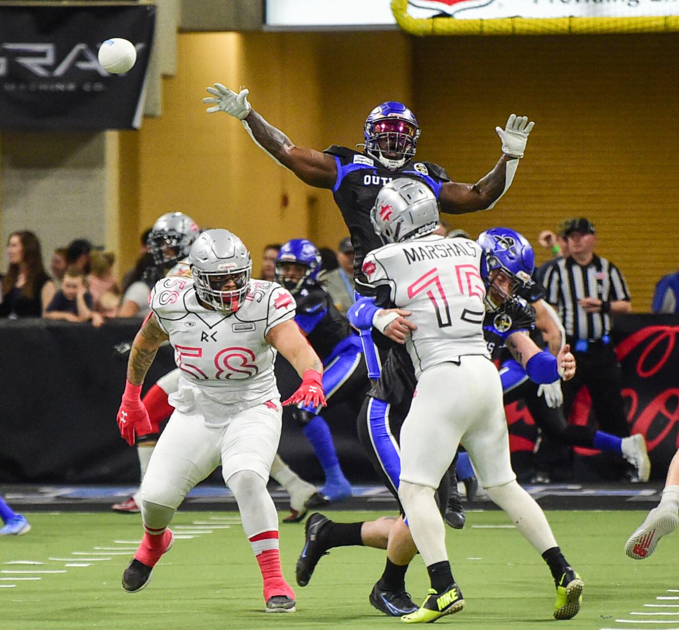 Billings Outlaws take on the Rapid City Marshals at First Interstate Arena