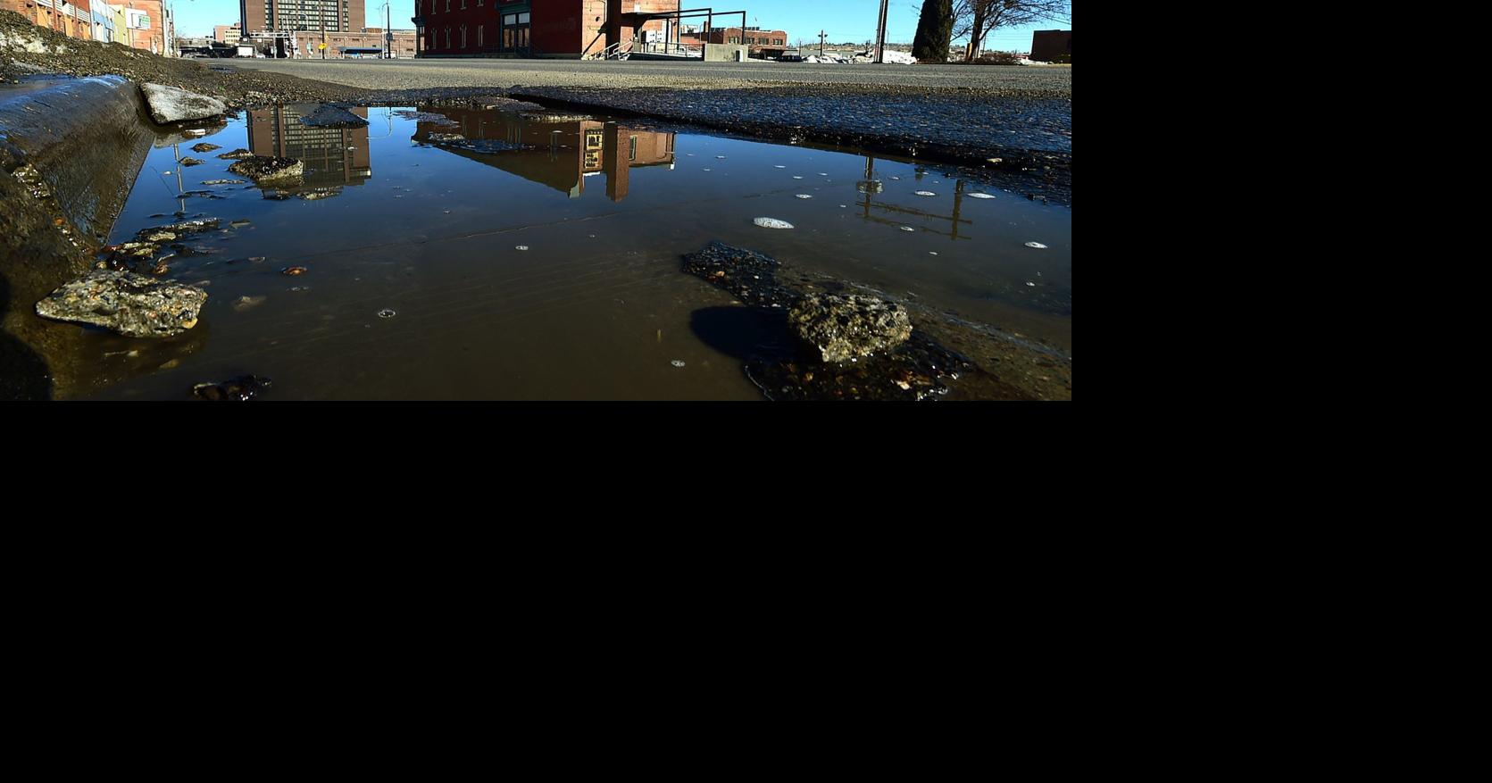 Snow melts and Billings starts its spring ritual of filling potholes