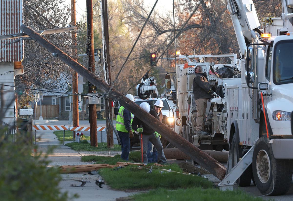 power lines down jackson intersection