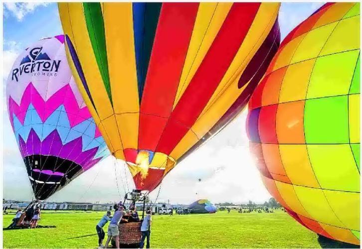 HOT AIR BALLOONS SOAR DURING BIG SKY BALLOON RALLY