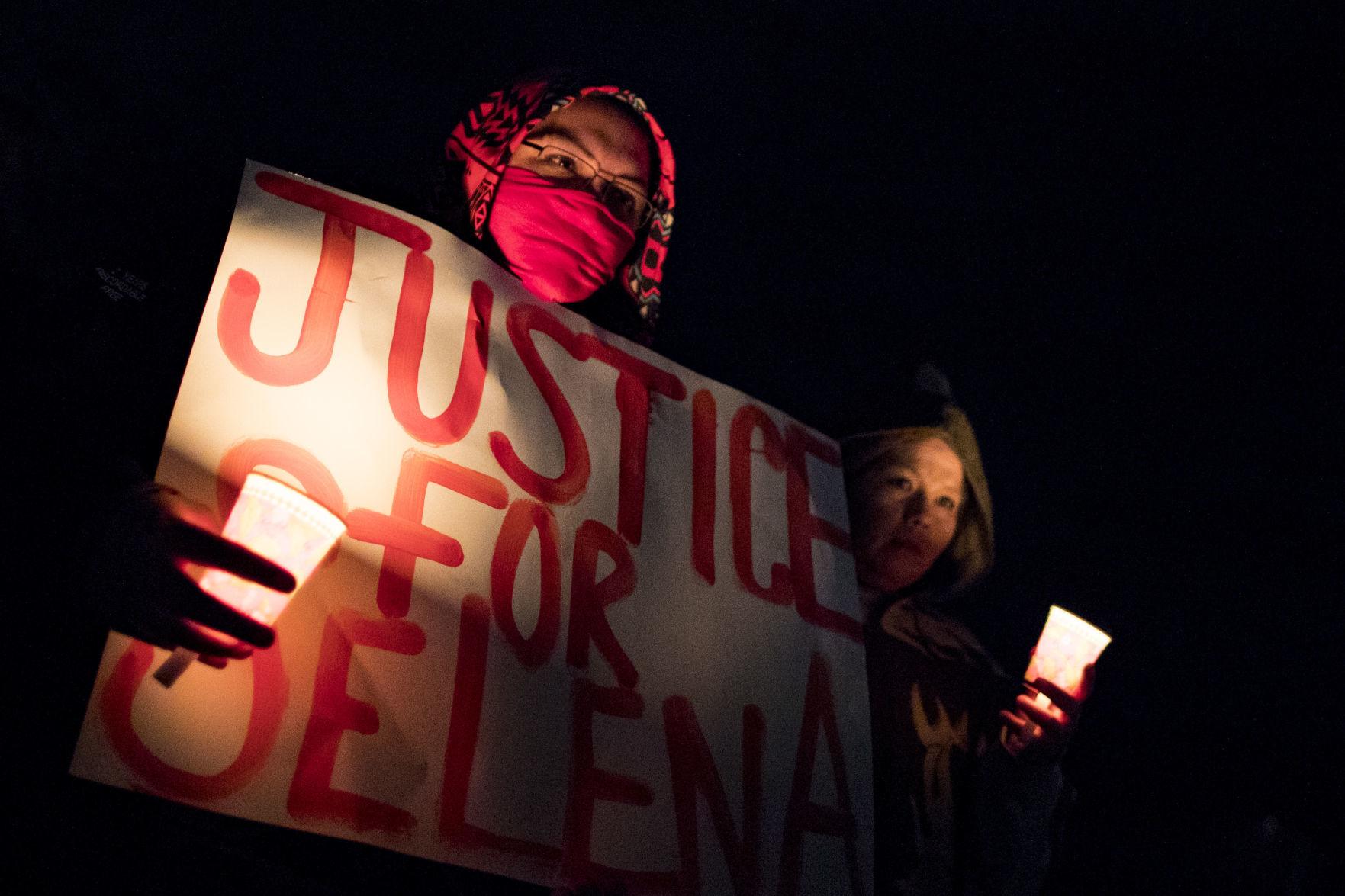 Photos: candlelight vigil for Selena Not Afraid