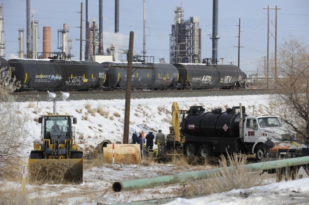 Conoco, Exxon cleaning up diesel spill in Billings