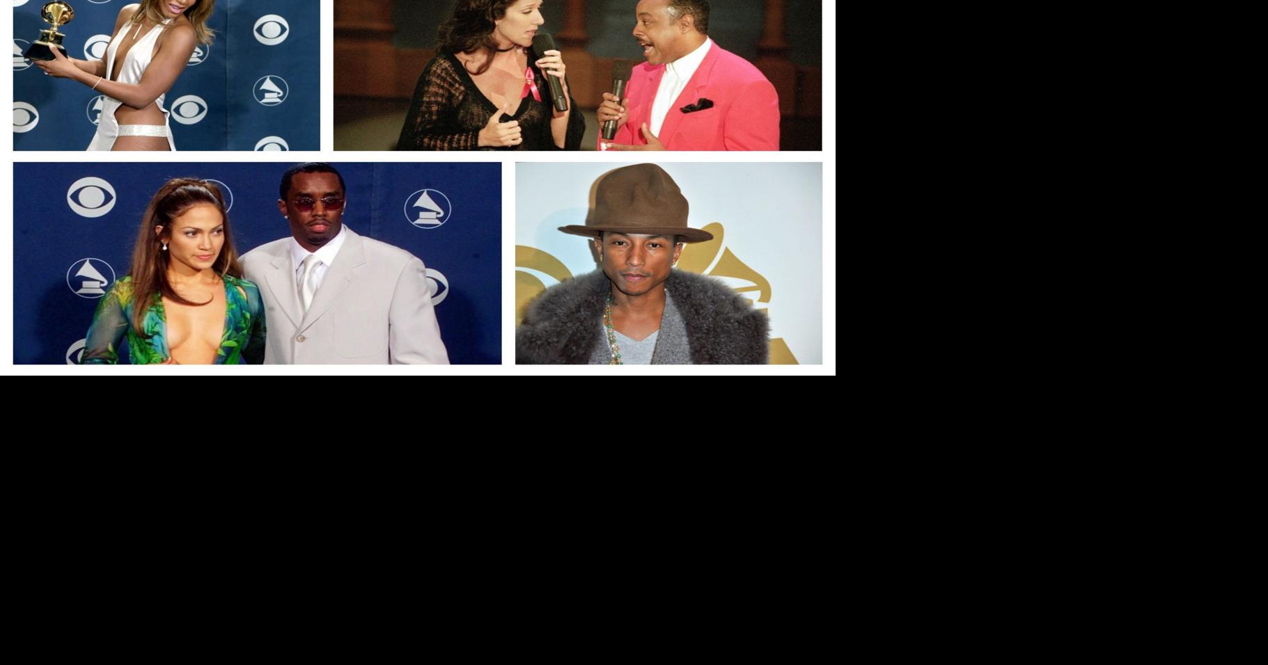Glitter, exposed skin, and giant hats: A look back at Grammy fashion ...