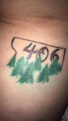 406 ink: Tattoos featuring Montana's area code