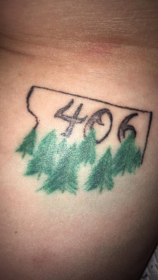 406 ink: Tattoos featuring Montana's area code