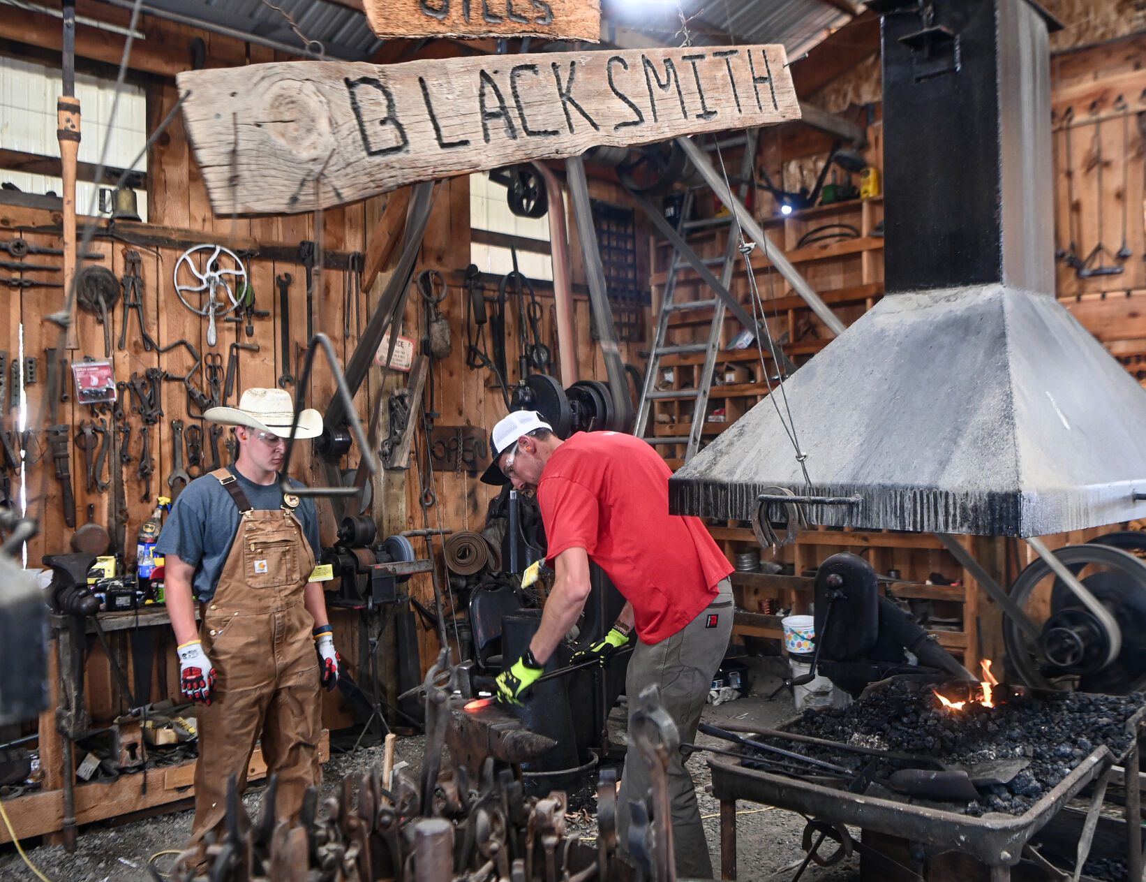 Annual Threshing Bee event at Huntley Project Museum