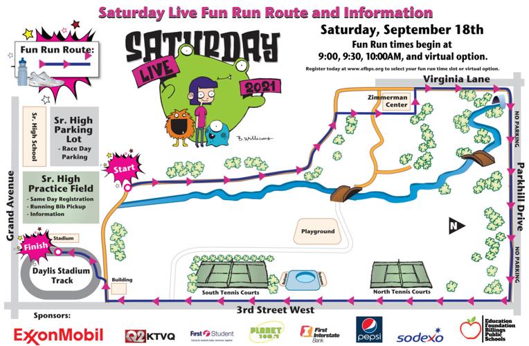 Saturday Live Fun Run details set