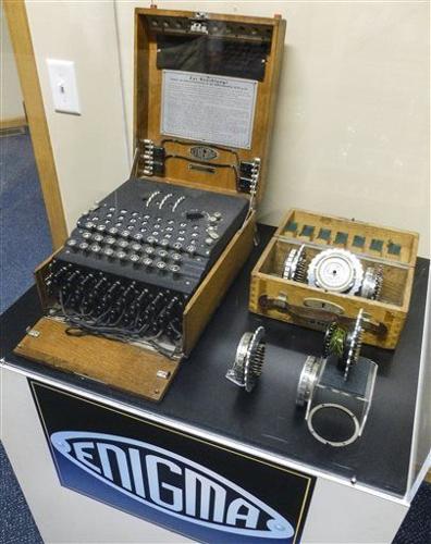 German encryption machine on display at Bozeman museum