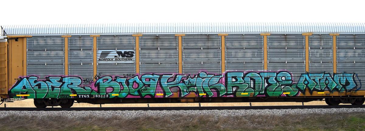 Graffiti on rail cars near Colstrip shows connections from across North ...