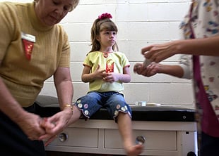 No pain: Girl never feels injuries because of rare disorder