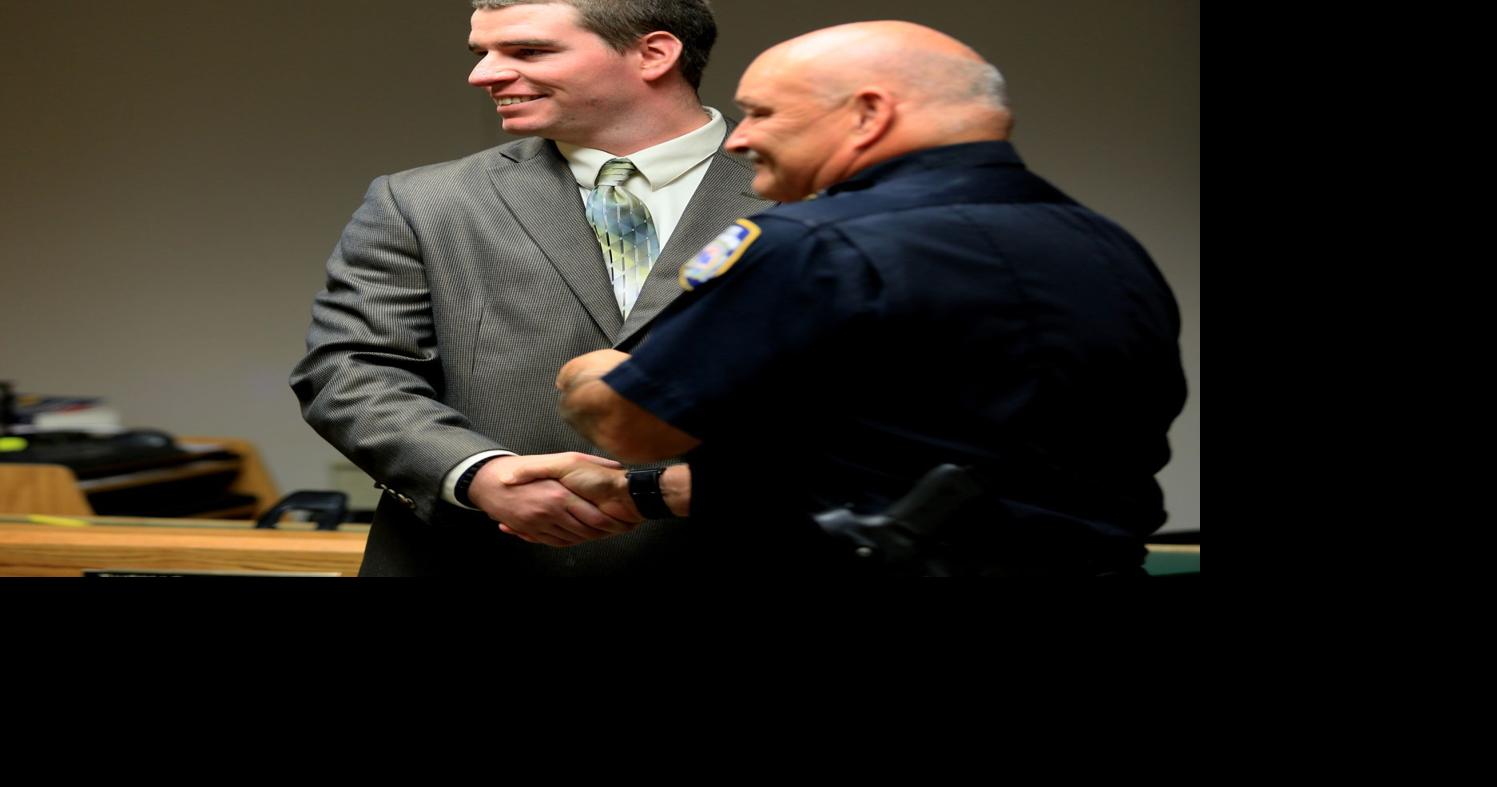 Former Skyview football player takes officer's oath