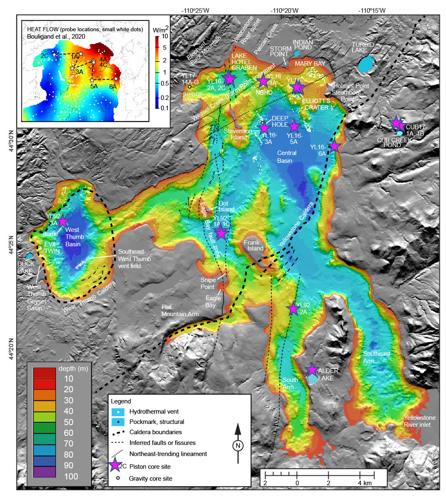 Caldera chronicles: Mineral fingerprints identify Yellowstone Lake ...