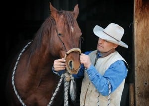 Rawhide braider creates working art