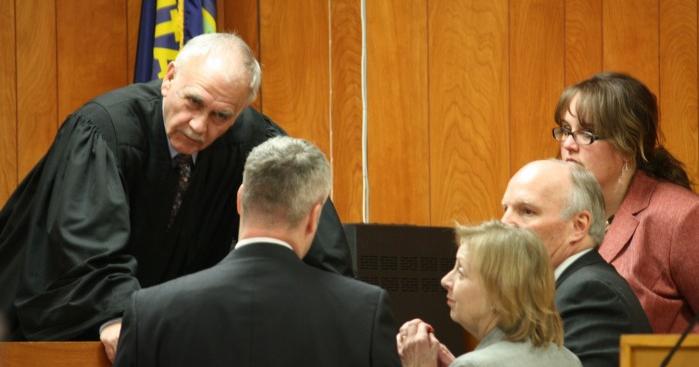 Interview video shown during Larson trial